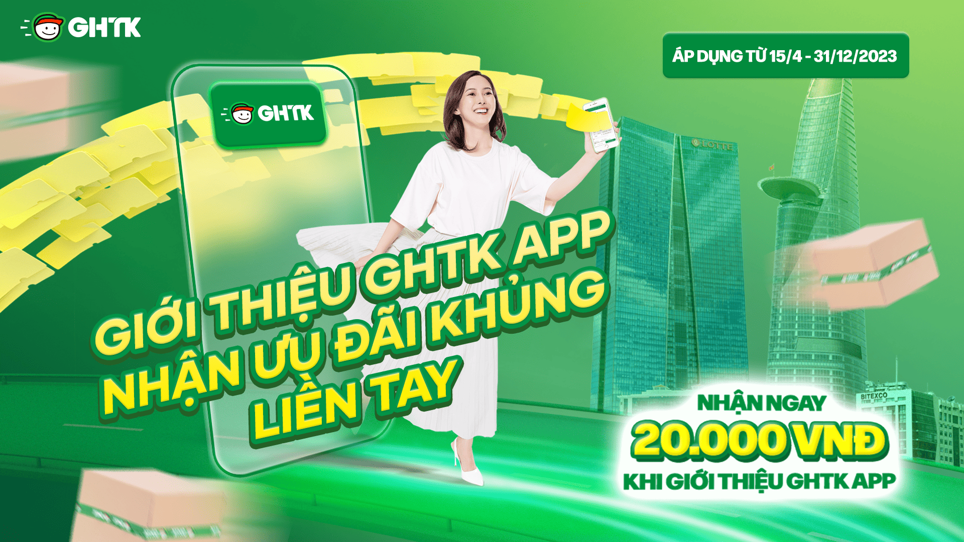 Giới thiệu GHTK App - Nhận ưu đãi khủng liền tay | GHTK - Nền tảng hậu ...